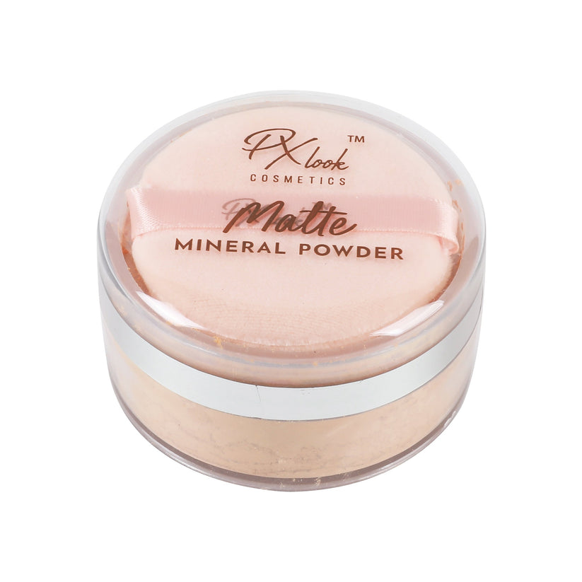 PxLook Matte Mineral Powder for Long-Lasting Oil Control – Prolux Cosmetics