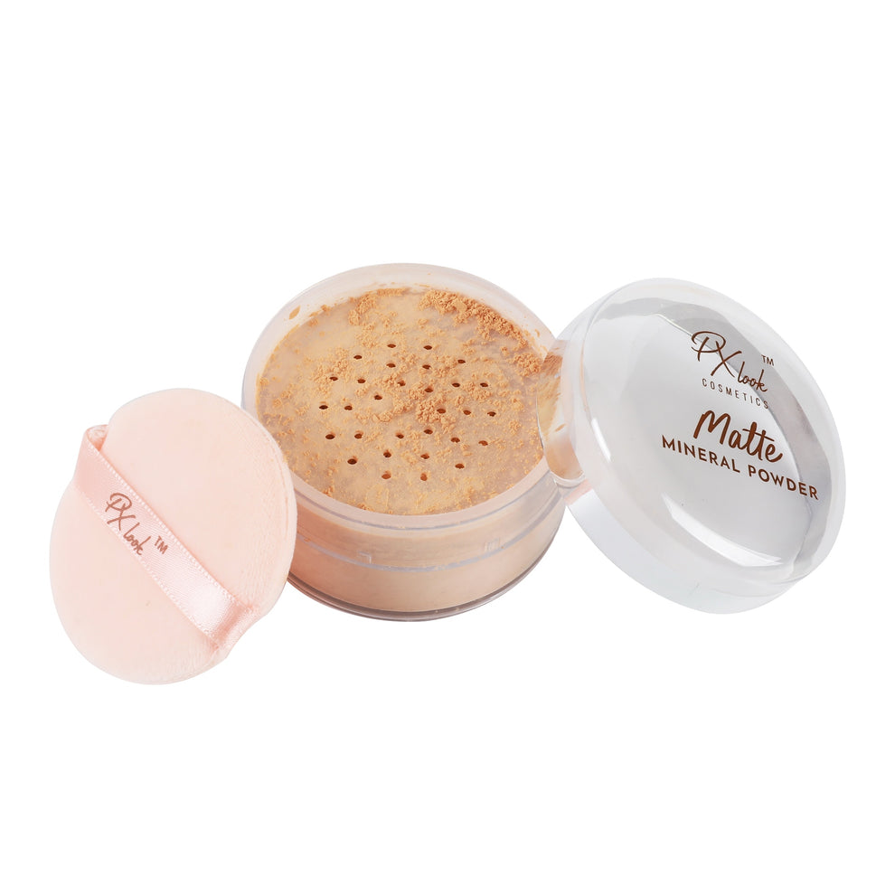 PxLook Matte Mineral Powder for Long-Lasting Oil Control – Prolux Cosmetics