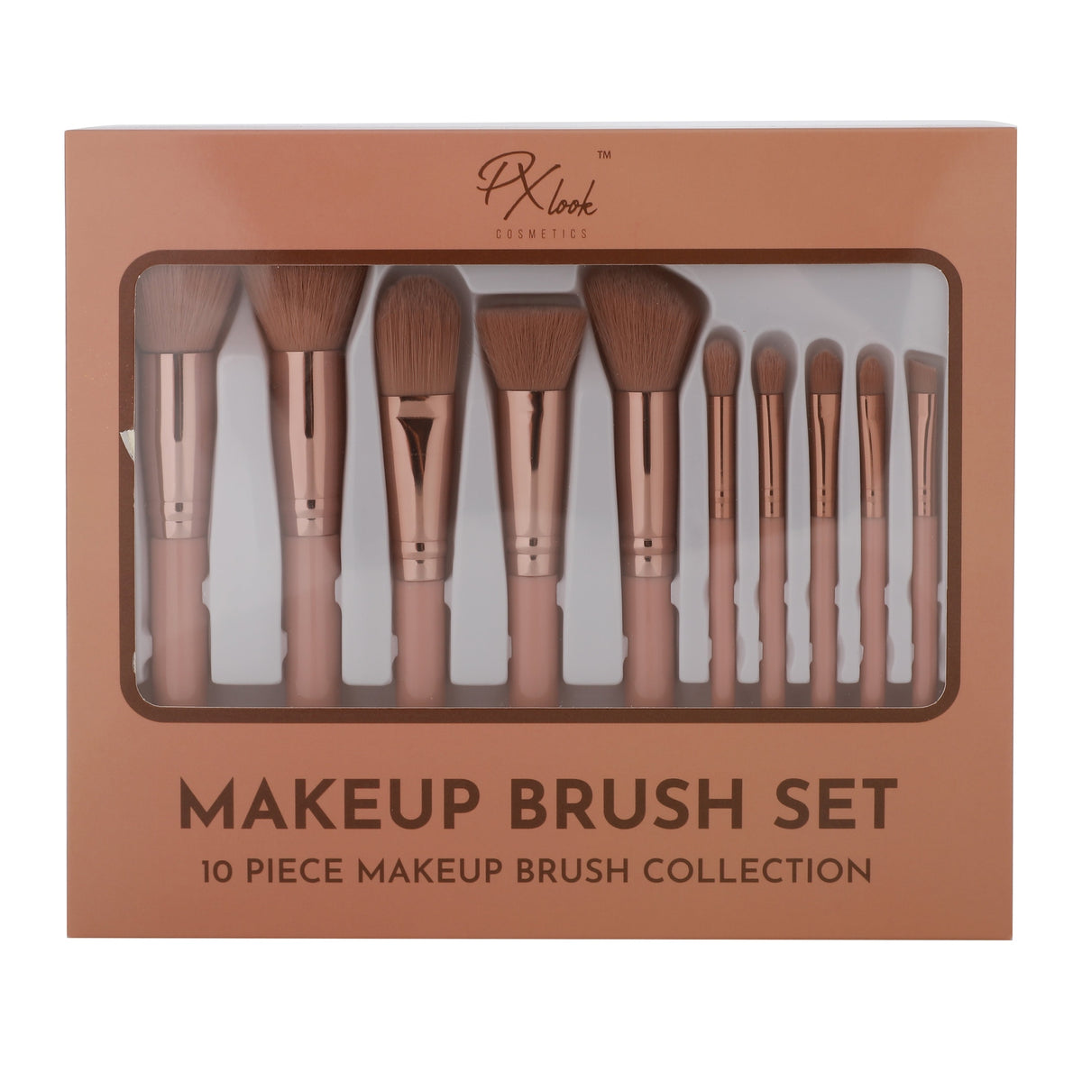 Makeup Brush Set - 10 Piece Makeup Brush Collection